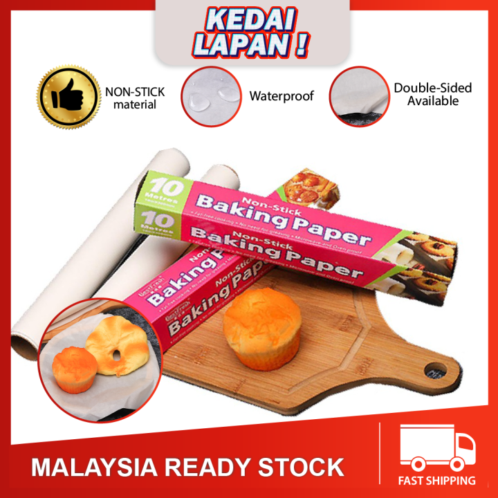 10M With Metal Serrated/Non-Serrated Double-Sided Silicone Oil Paper ...