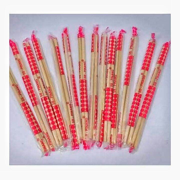 Sumpit Bambu / sumpit kayu super merk PINANG bambu chopsticks 5 PASANG ...
