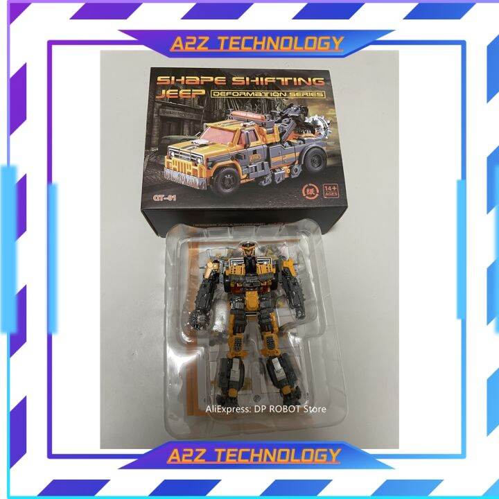 A2Z TECHNOLOGY Transformation QT 01 QT01 Battletrap T7 JEEP Protogiant ...