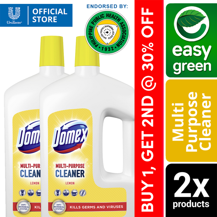 [BUNDLE OF 2] Domex Multipurpose Lemon Antibacterial 1L | Lazada PH