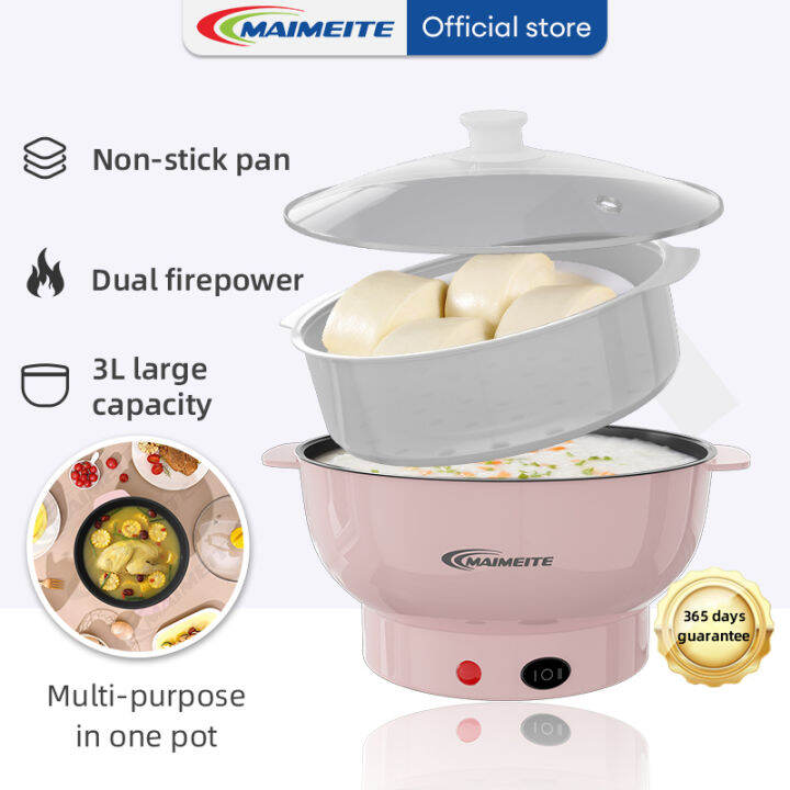 MAIMEITE Mini Rice Cooker, 1.8/2.5L/2.0L/1.5L Multi-function Cooker Non ...