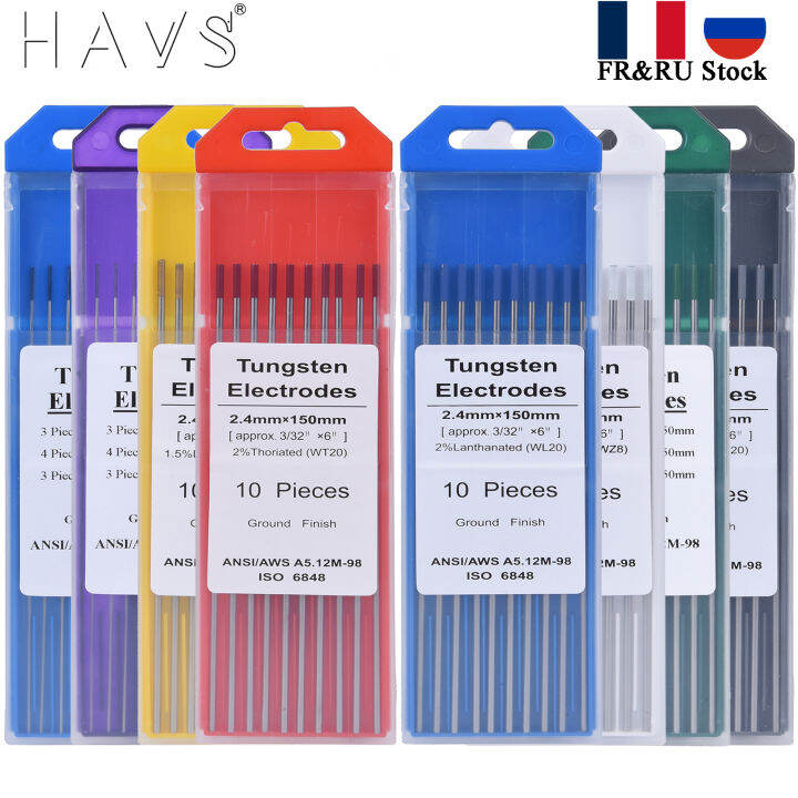 Awaycw】professional ทังสเตนอิเล็กด TIG เชื่อมแท่ง150mm 6 "; 1.0 1.6 2.4 ...