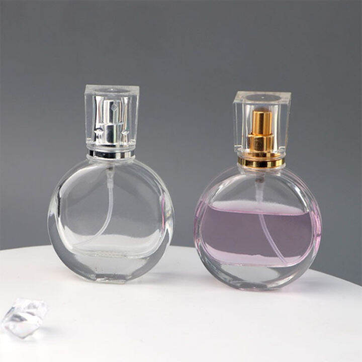 30ml Round Glass Perfume Bottle Acrylic Lid Perfume Dispensing Spray ...