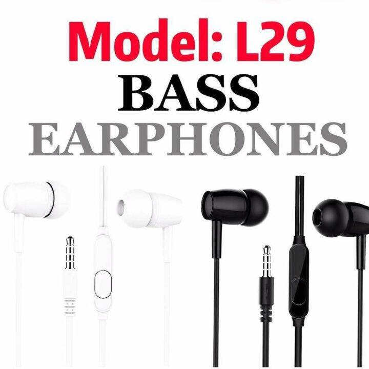 Ready Stock L29 Champ Earphone Bass Earphone Dynamic Aesthetic Fusion ...