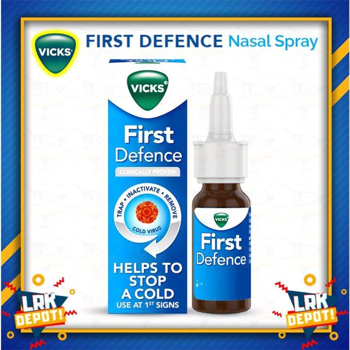 ♫VICKS First Defence Nasal Spray 15mL (for Cold Defense) Betadine ...