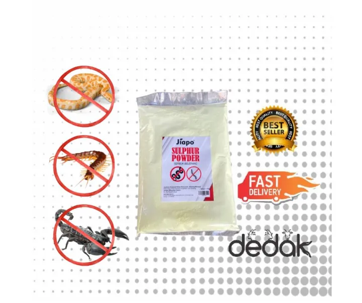 Sulphur Powder l Serbuk Belerang Halau Ular l Penghalau binatang ...