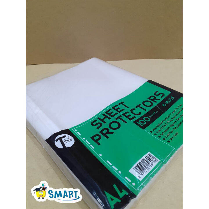 T-FILE SHEET PROTECTOR A4 EMBOSS 100PC | Lazada Indonesia