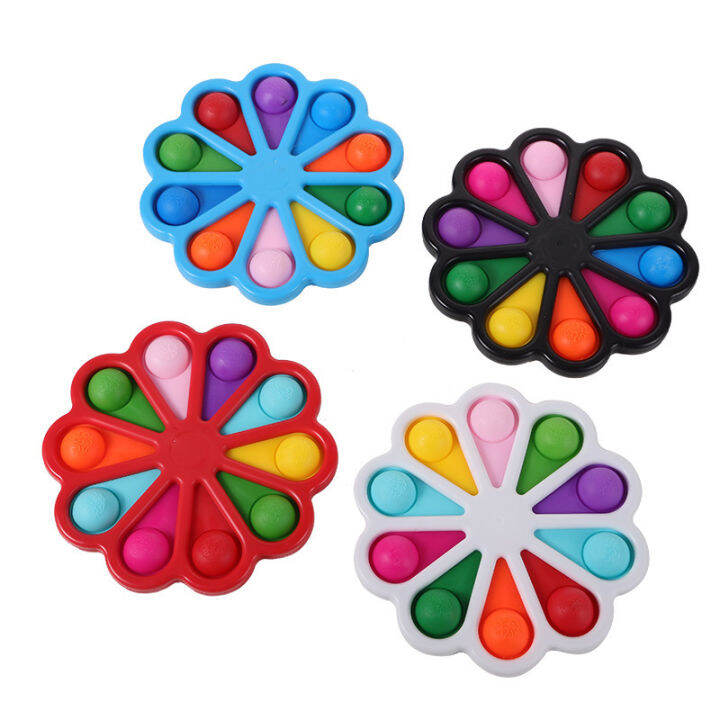 Simple Dimple Push Pop It Bubble Sensory Autism Toy Stress Relief Fidget Spinner Fidget Toy ...
