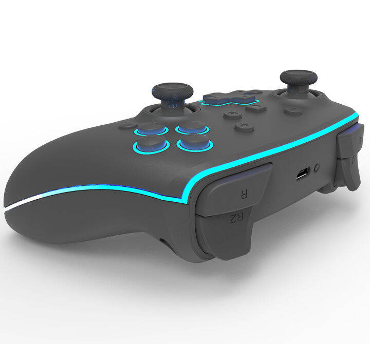 Private mode wireless switch handle Eight color RGB luminous game ...