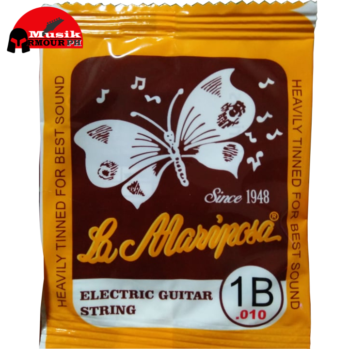 0.10 La Mariposa Electric Guitar String (PER PIECE) | Variations .010 ...