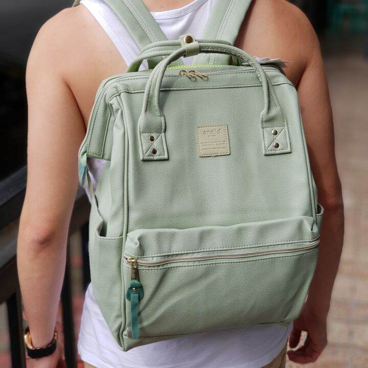 Guaranteed Authentic A.N.E.L.L.O Faux Leather Hinged Clasp Backpack ...