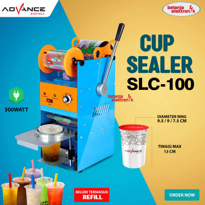 ADVANCE SLC 100 MESIN CUP SEALER PRESS GELAS PLASTIK MANUAL SEALING NON REFILL | Lazada Indonesia
