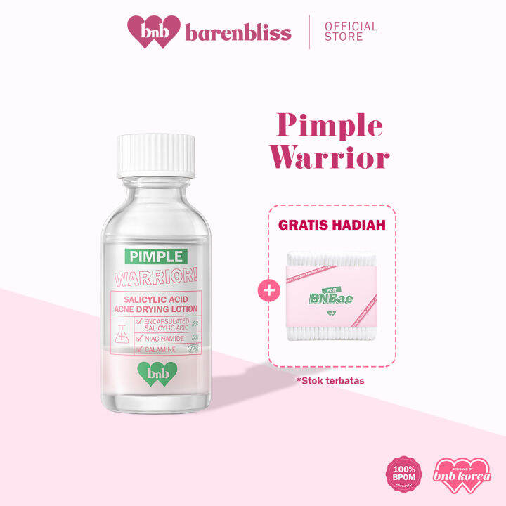 BNB barenbliss Pimple Warrior! Salicylic Acid Acne Drying Lotion - Acne ...