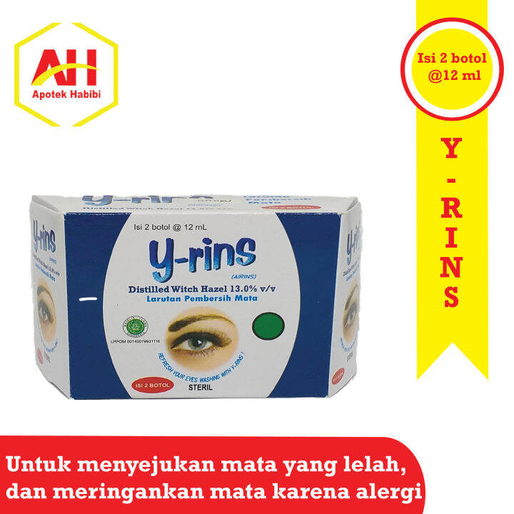 Y-rins 12ML Y Rins Yrins Obat Pembersih mata Obat Y-rins 12ML | Lazada ...