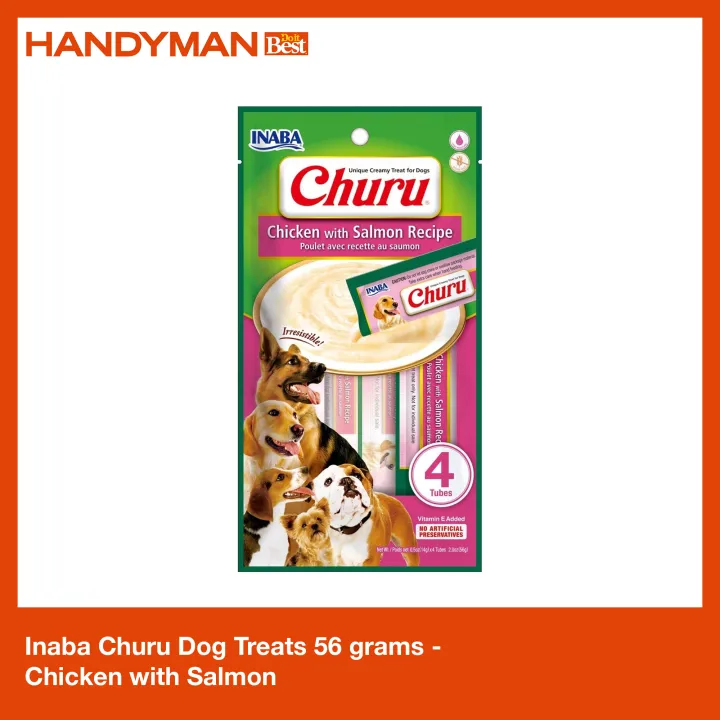 Inaba Churu Dog Treats 56 grams - Chicken with Salmon | Lazada PH