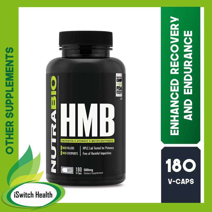 NutraBio HMB - 1000mg - 180 Capsules | Lazada PH