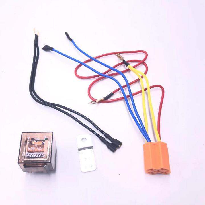 Horn Relay Mini Driving Light Relay Transparent Socket and Harness 4pin ...
