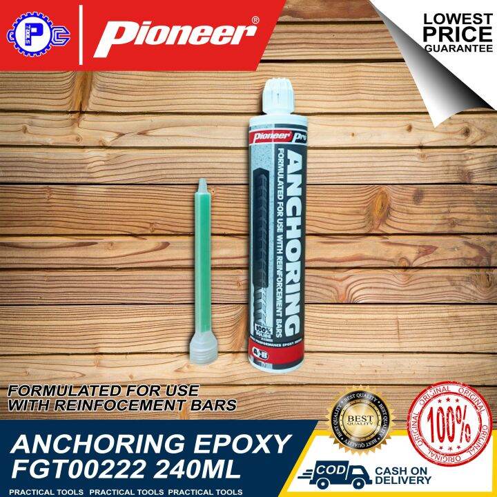 Pioneer Pro Anchoring Epoxy 240ml Cartridge | Lazada PH