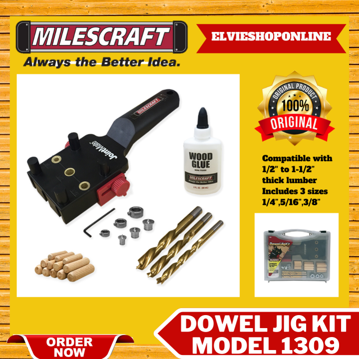 Milescraft Doweling Jig Kit #1309 Dowel Jig Set | Lazada PH