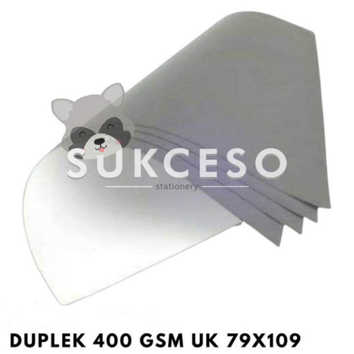 Karton Duplek Tebal 400gsm/ Kertas Duplek/ Duplek Tebal Murah ...