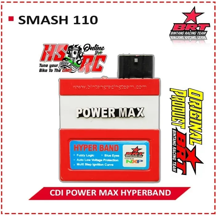 CDI Racing BRT POWER MAX HYPERBAND Suzuki SMASH 110 Harian Balap Bore ...