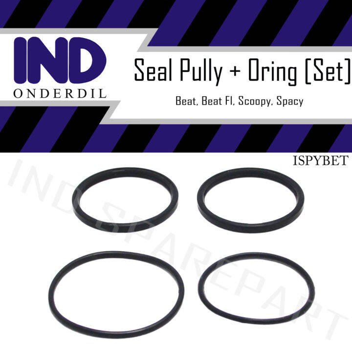 Oil Seal-Sil Pully-Pulley-Puly-Puli-Pulli-Puley Oring Set Honda Beat ...