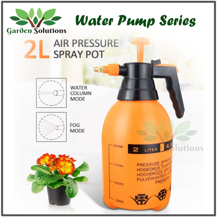 2 LITRE PRESSURE SPRAYER PUMP HAND WATER PUMP MULTI PURPOSE SPRAY PUMP ...