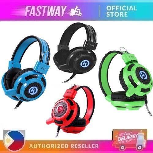 CVS F-15 GAMING HEADSET W/LED & MIC 3.5MM | Lazada PH