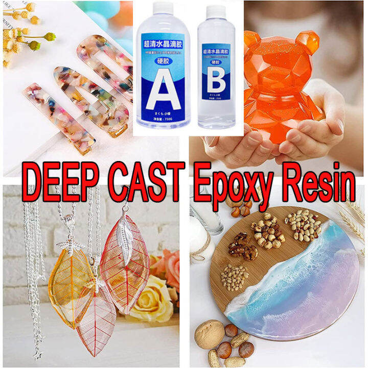 DEEP CAST EPOXY RESIN 3:1 Single Pour Thick Casting Deep pour ...