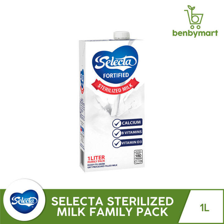 Selecta Sterilized Milk Family Pack 1 Liter | Lazada PH