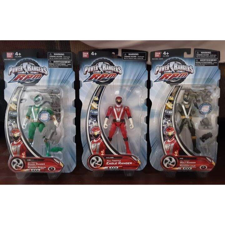 Original Power Rangers RPM Full Throttle Action Figures ...