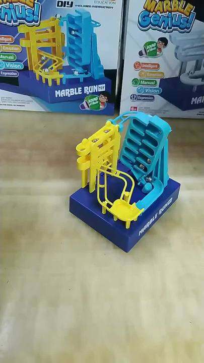 New Building Blocks Electronic Construction Runway Race Track Maze Toy ...