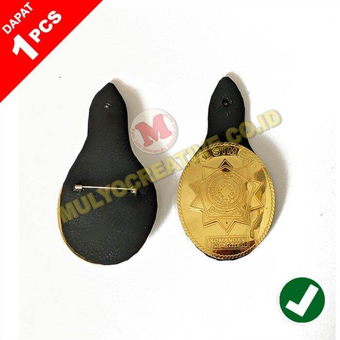 Tanda Jabatan Jengkolan Resimen – Lencana Resimen Gold Model Kalep ...