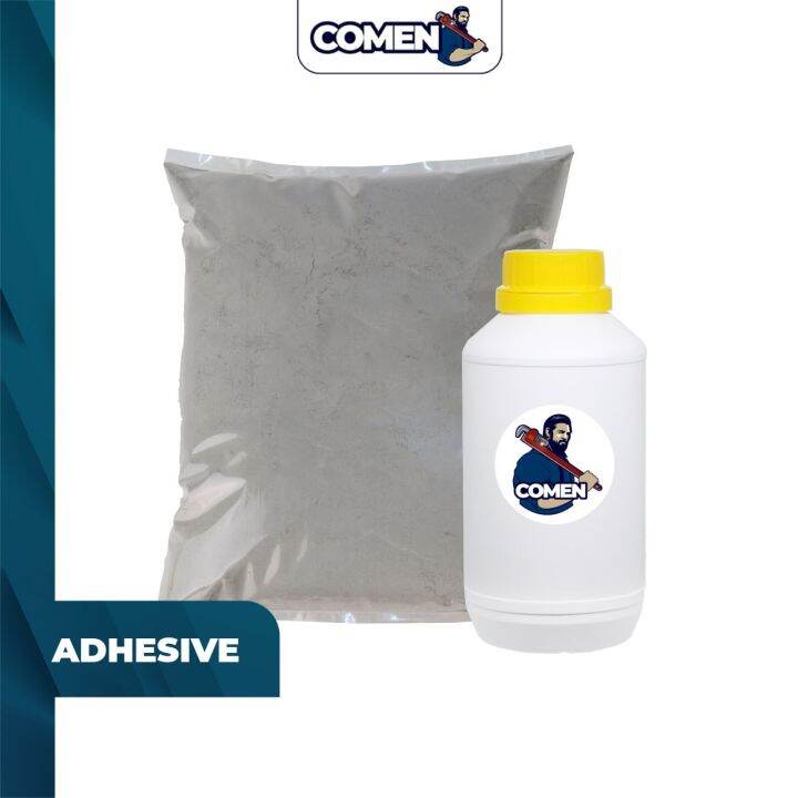 COMEN Waterproof Patch (Cement 2KG + Liquid Waterproofing Admixture ...