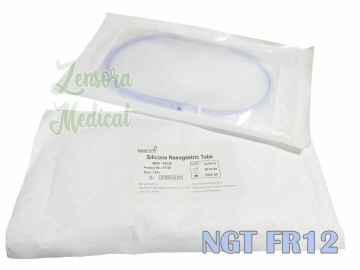 SURGITECH Nasogastric Tube (NGT) Silicon FR12 | Lazada PH