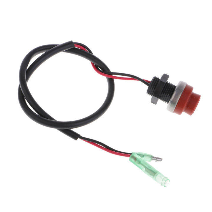 Outboard Start Stop Button Universal 50cm Wire Emergency Engine Kill ...