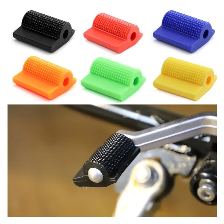 Universal Six Color Motorcycle Shift Gear Lever Pedal Rubber Cover Shoe ...