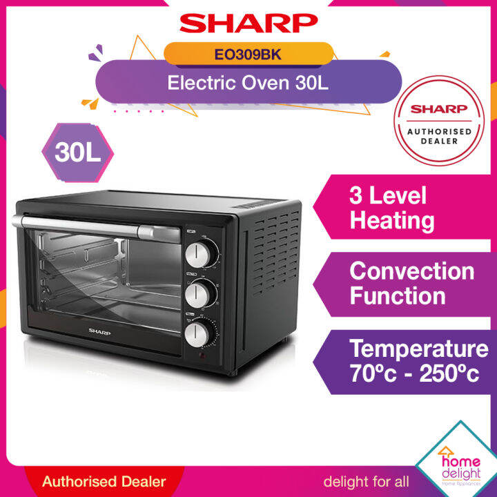 Sharp Electric Oven 30L [ EO309BK ] | Lazada