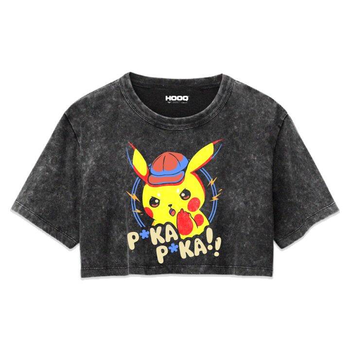 Crop Tee Pikachu - p*ka p*ka Oversize / Crop Top Pikachu - p*ka p*ka ...