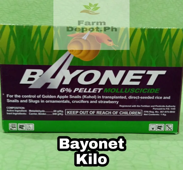 Bayonet 6% Pellet Molluscicide ( Snail Killer) 1 kg | Lazada PH
