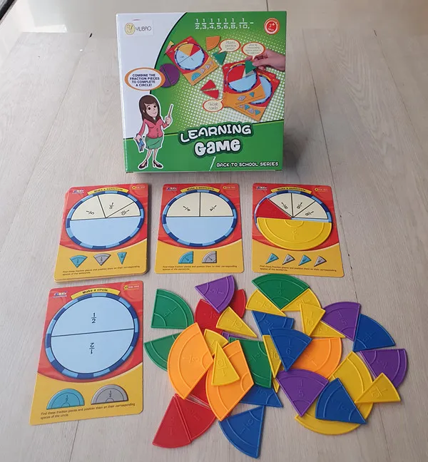 MAINAN EDUKASI ANAK LEARNING GAME BELAJAR HITUNG PECAHAN KEPING 48 PCS ...