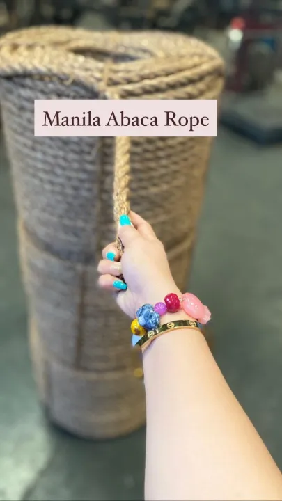 Manila Abaca Rope/Pure Manila Rope18mmx1meter | Lazada PH