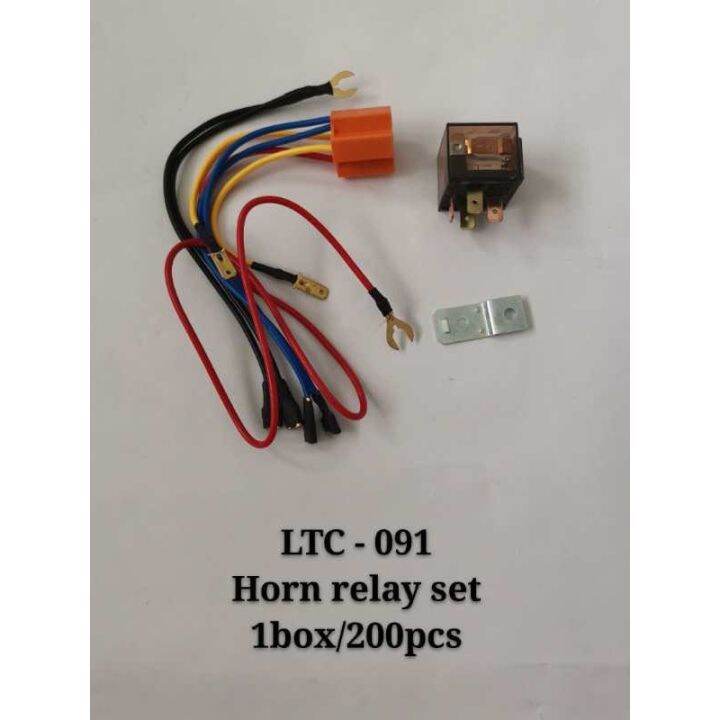 Universal 4 pin Motorcycle Horn Relay Transparent Socket and Harness ...
