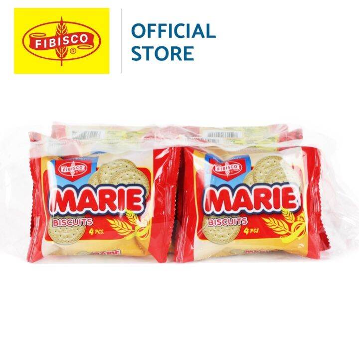 FIBISCO MARIE Biscuits 25g x 10 Packets | Lazada PH