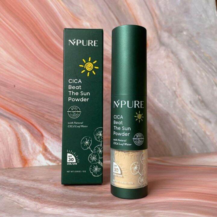 NPURE Cica Beat The Sun SPF 50 PA+++ | The Sun Powder | Lazada Indonesia