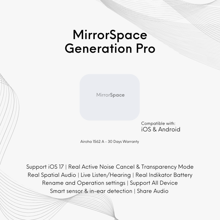 TWS MirrorSpace Generation Pro | Lazada Indonesia