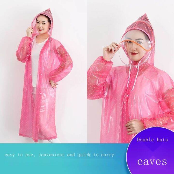 Raincoat male and female adult rain poncho proof clothes one-time whole ...