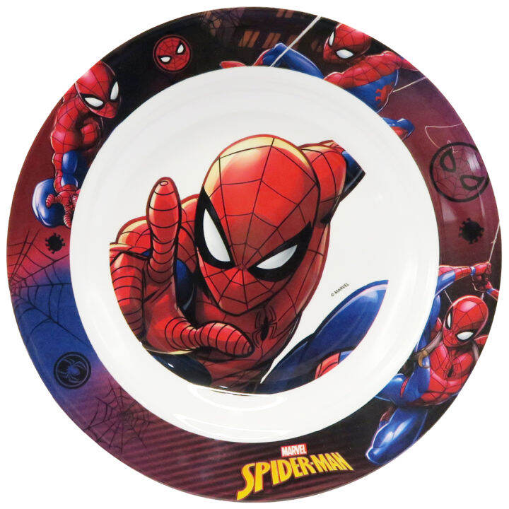 Spiderman Melamine Deep Plate (8-Inch) | Lazada
