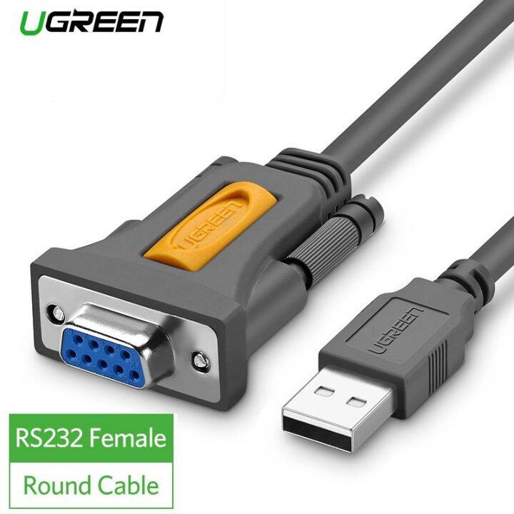 Ugreen 1.5M USB To RS232 DB9 Serial Female Converter Adapter Cable For ...
