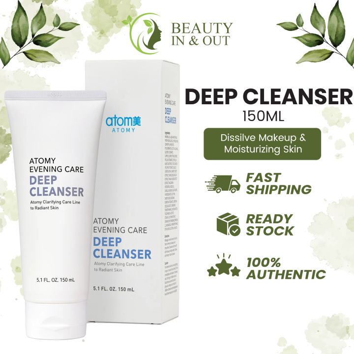 Atomy Evening Care Deep Cleanser 艾多美深层清潔 Face Wash Facial Cleanser ...